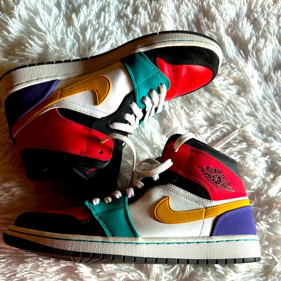 Jordan | Shoes | Air Jordan Mid Multicolor 554724125 | Poshmark